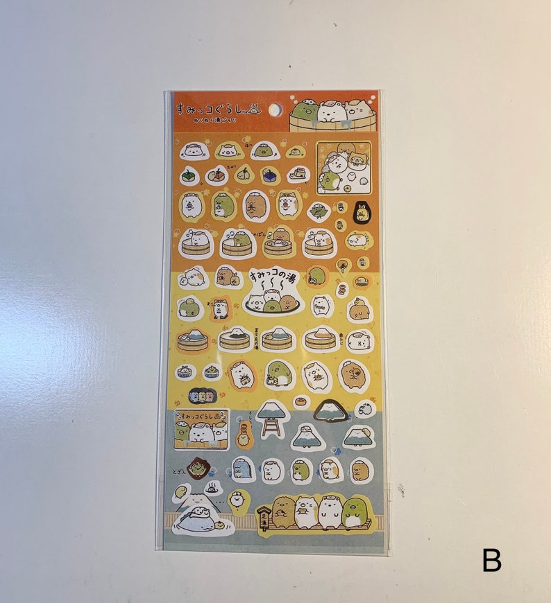 Cute Cartoon Sticker Sheet, Planner Scrapbook Stickers - Etsy