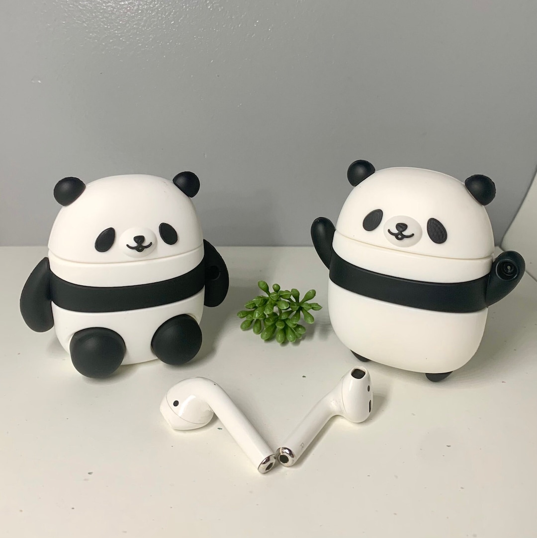 Kawaii Panda Bear 3D AirPod Case Generation 1&2 Protective - Etsy