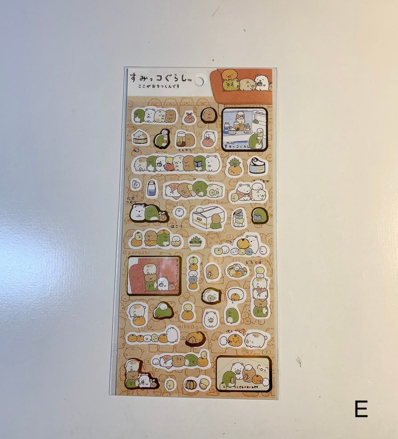 Cute Cartoon Sticker Sheet, Planner Scrapbook Stickers - Etsy