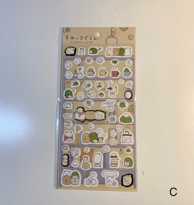 Cute Cartoon Sticker Sheet, Planner Scrapbook Stickers - Etsy