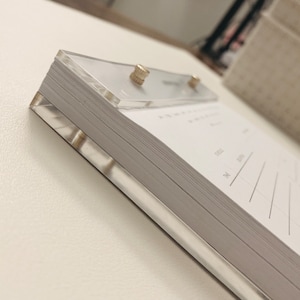 Acrylic To-do List Notepad Notepad for Desk Daily Planning, Office ...