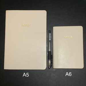 Pastel Soft Cover Notebook, Notepad PU Leather Cover, Portable Diary ...