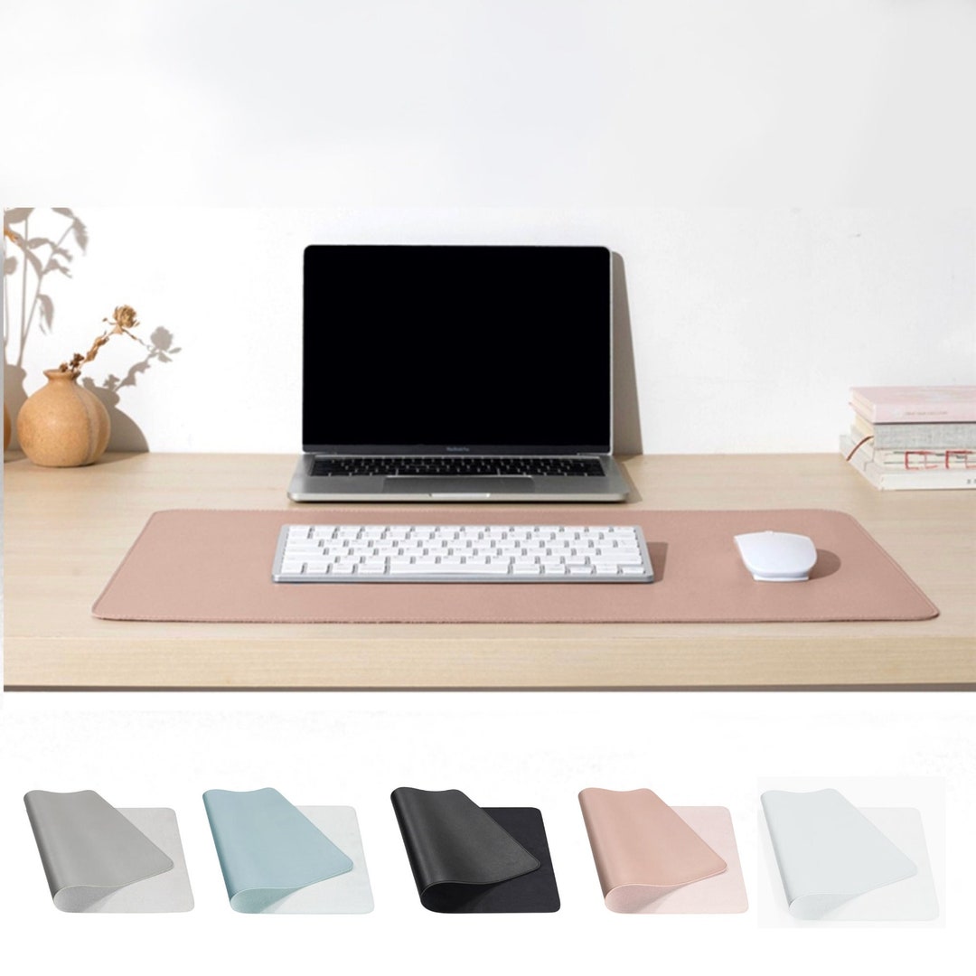 Desk Mat Protective Desk Cover, Mouse Pad, Gaming Waterproof PU Leather ...