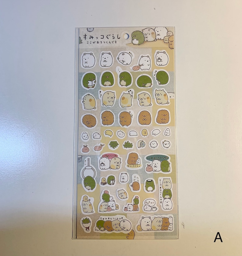 Cute Cartoon Sticker Sheet, Planner Scrapbook Stickers - Etsy