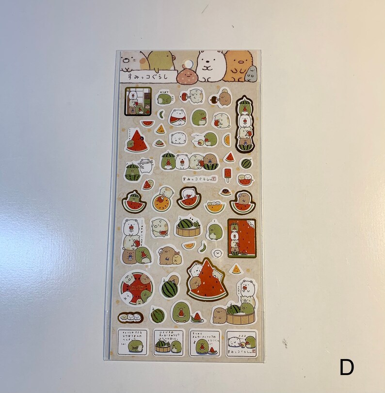 Cute Cartoon Sticker Sheet, Planner Scrapbook Stickers - Etsy