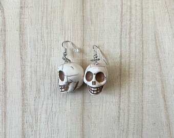 Etsy skull earrings store