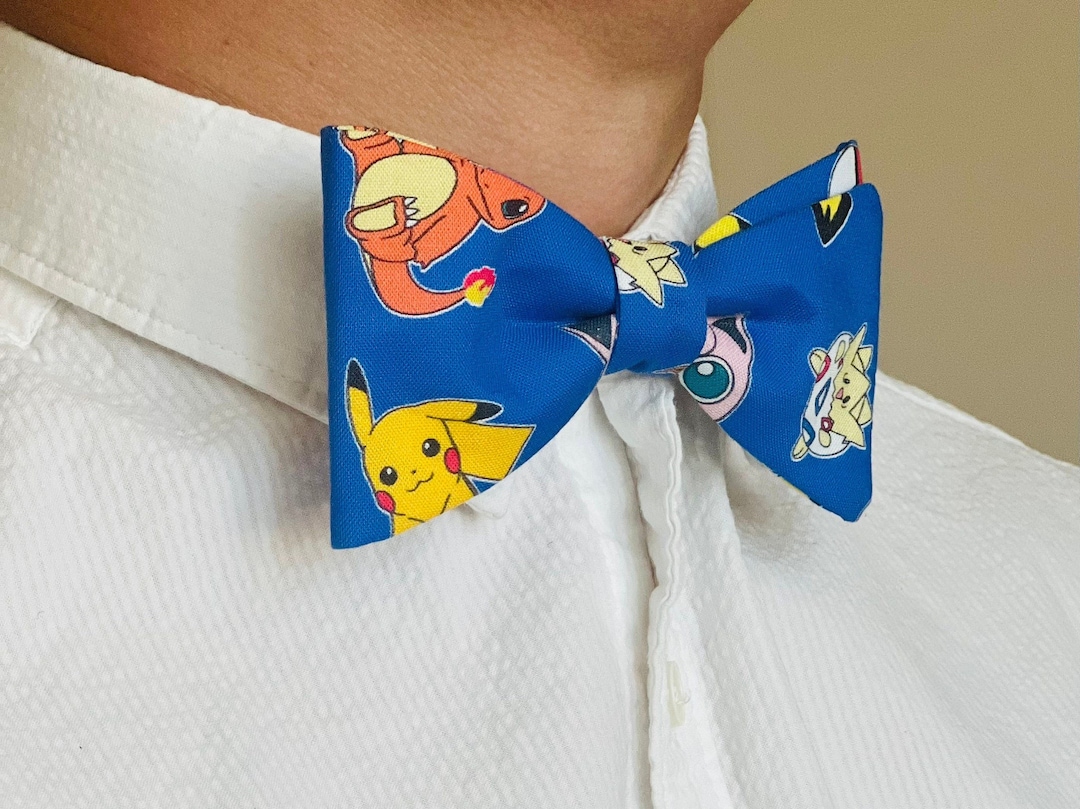 Blue Pokémon Bow Tie - Etsy