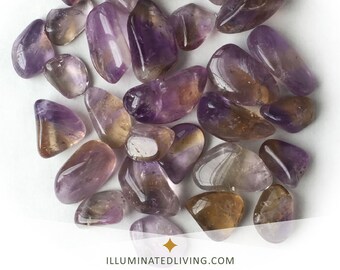 Ametrine Tumbled Stone - Etsy