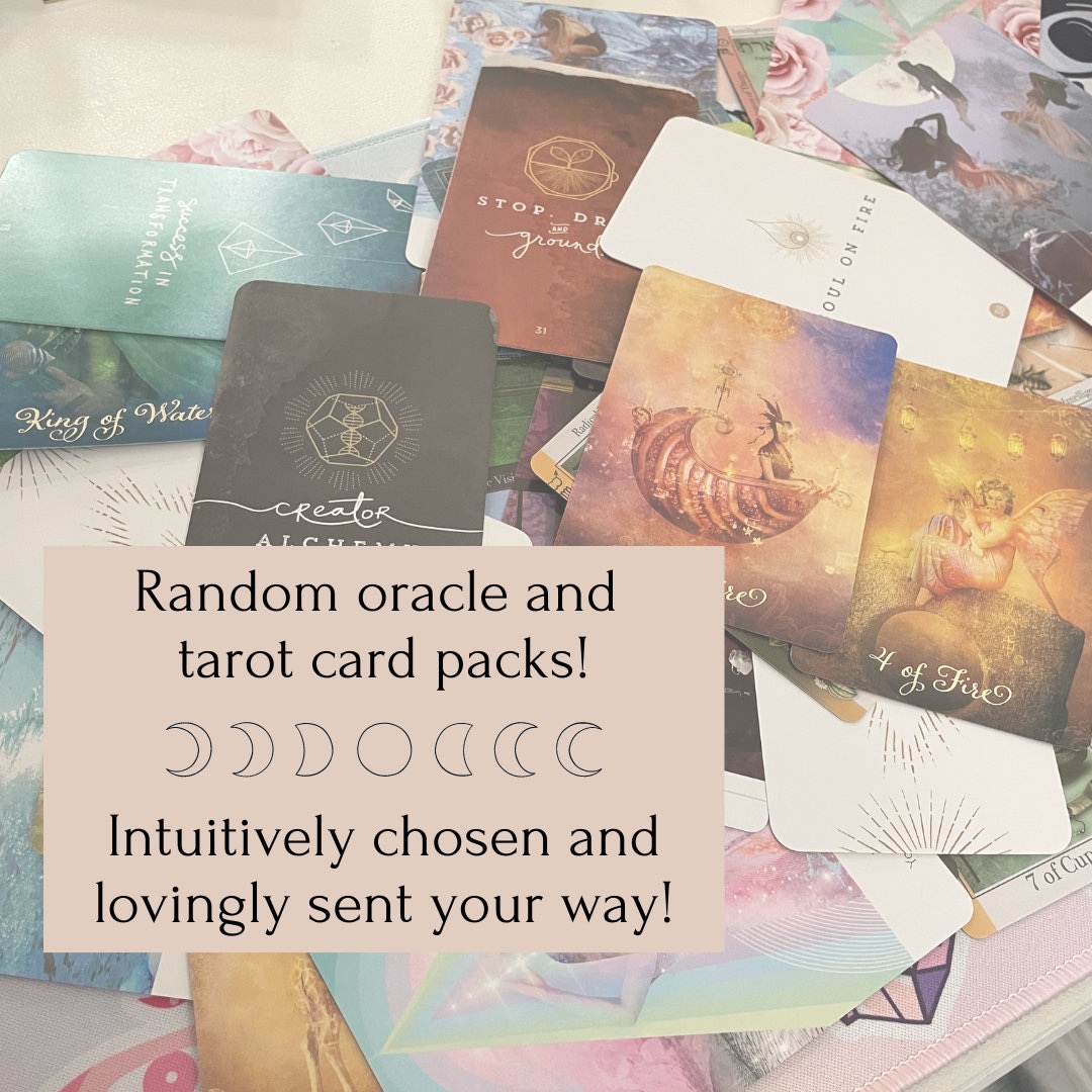 Mystery Packs - Tarot & Oracle Cards! Magpie Deck Starter Kit! - Etsy