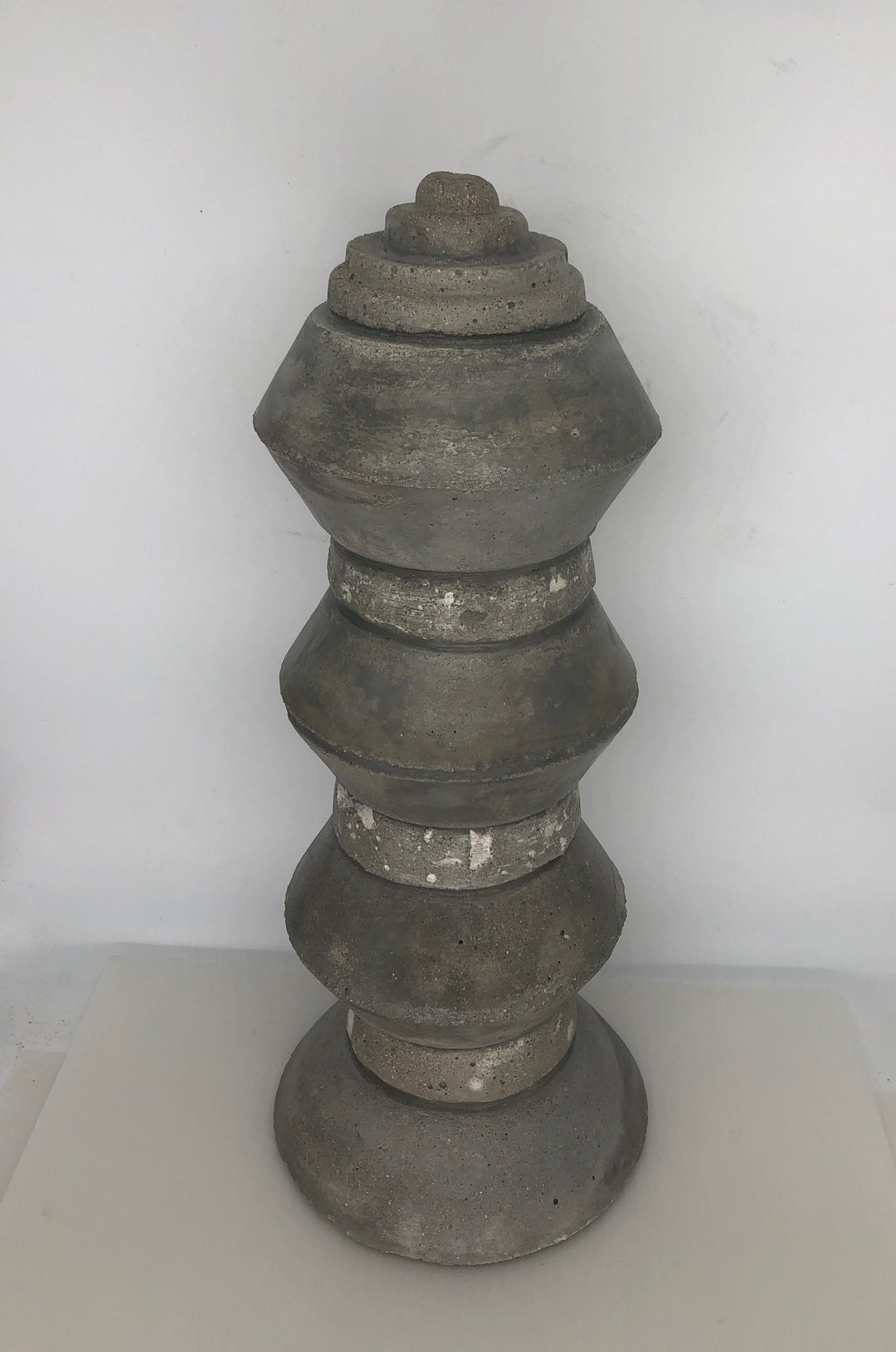 Architectural Concrete Totem/contemporary Tabletop Totem/modern Home ...