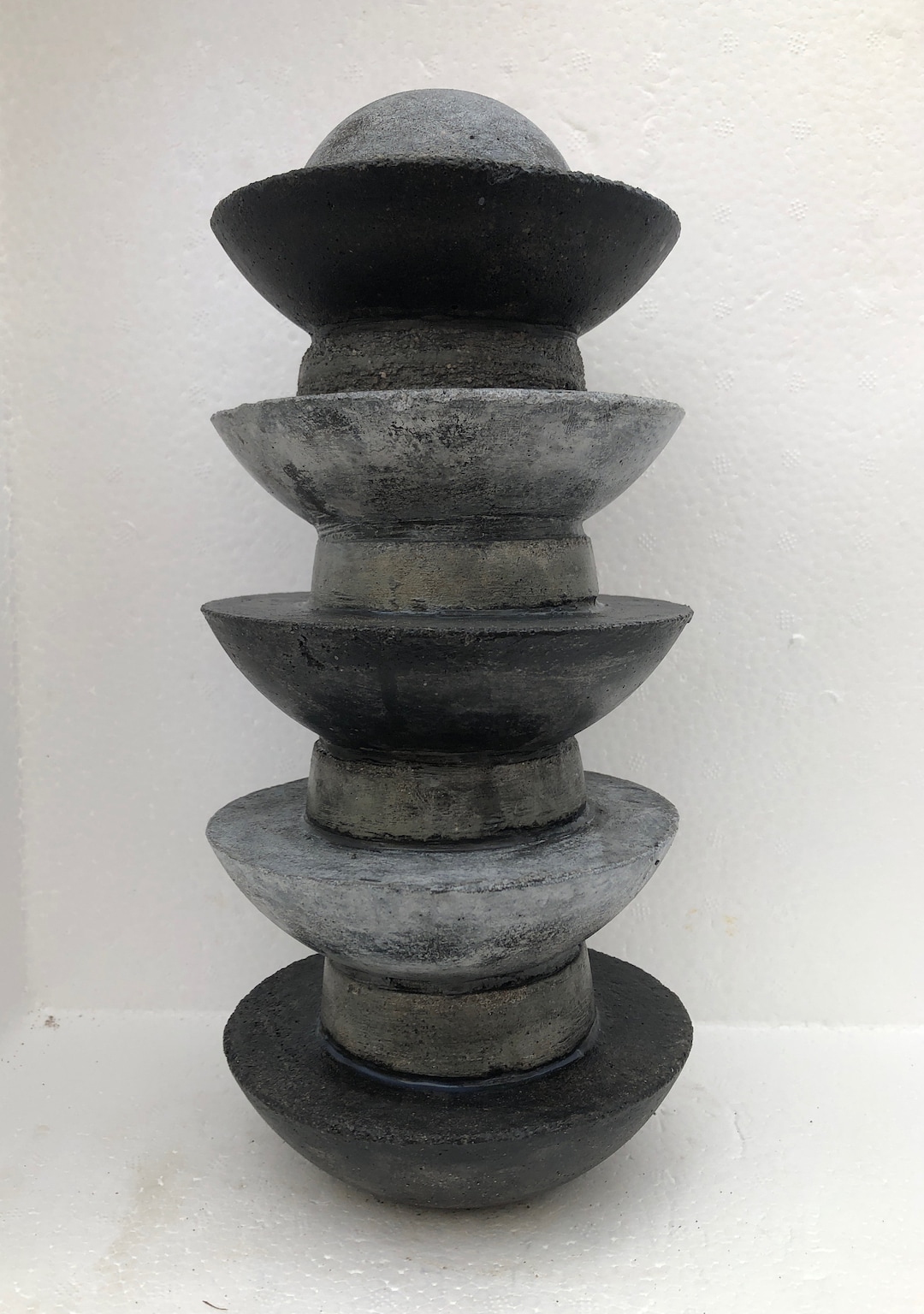 Architectural Concrete Totem/minimalist Sculpture/tabletop Concrete ...