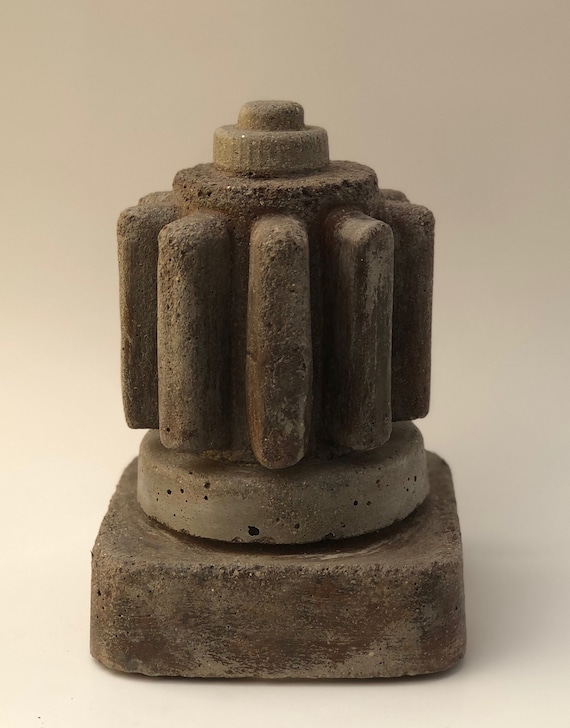 Architectural concrete totem/Sedona totem statue/Minimalist | Etsy