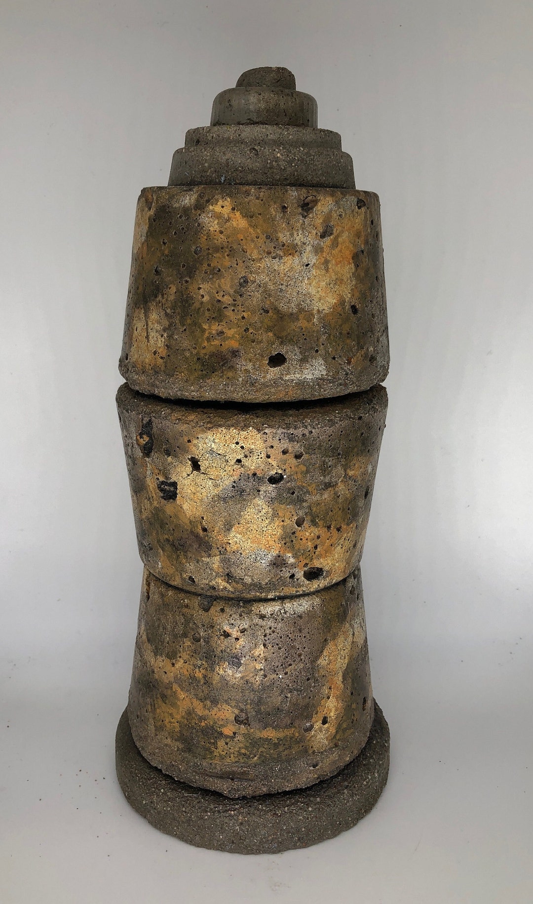 Architectural Concrete Totem/tabletop Concrete Sculpture/contemporary ...