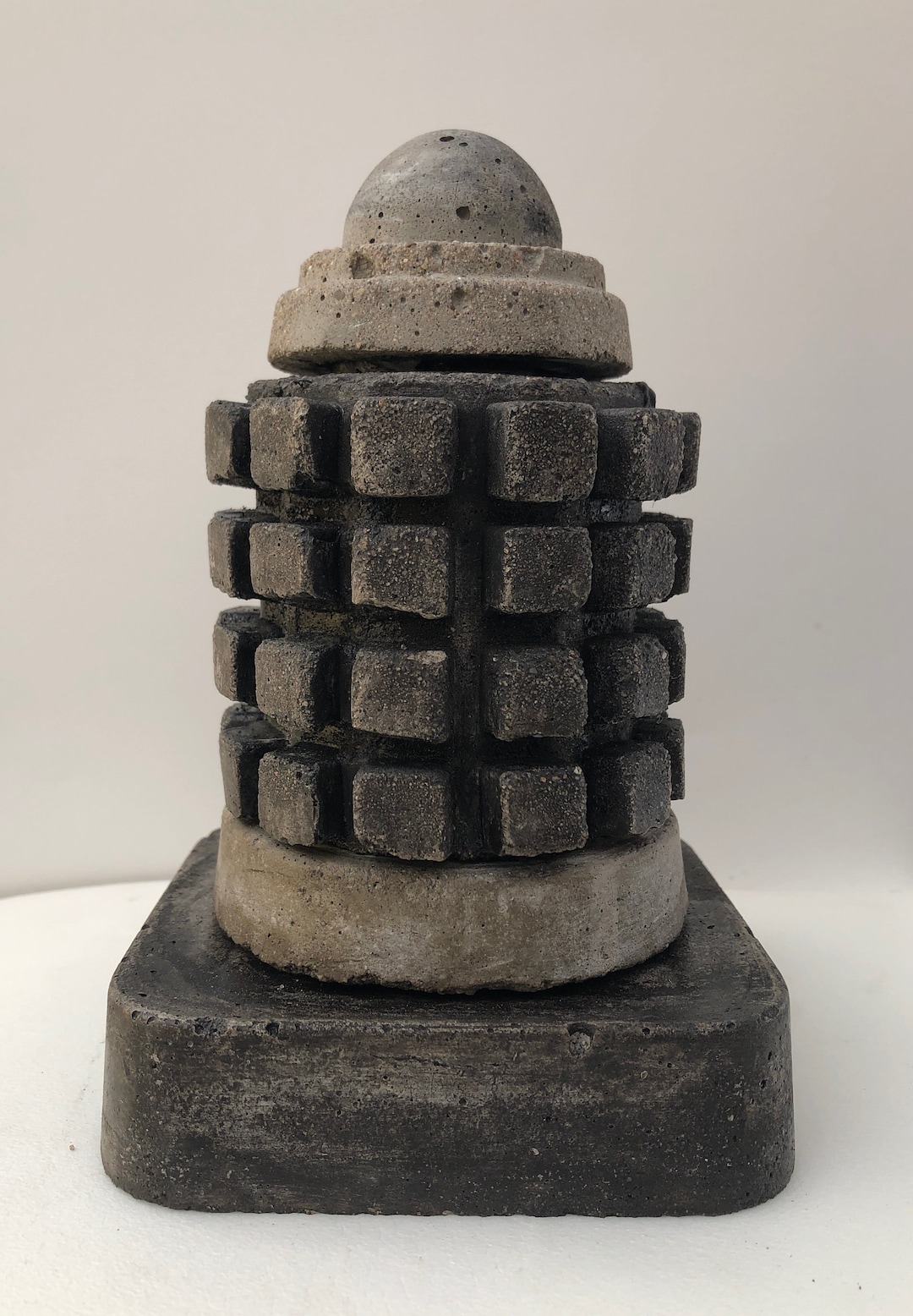 Architectural Concrete Totem/cubist Totem/tabletop Concrete Totem ...
