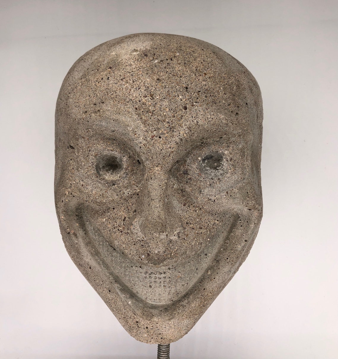 Concrete Face Sculpture/concrete Wall Art/totem Face Sculpture - Etsy