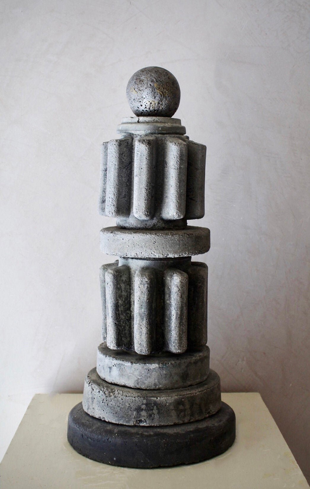 Midcentury Modern Statue/concrete Totem Sculpture Art/abstract Sedona ...