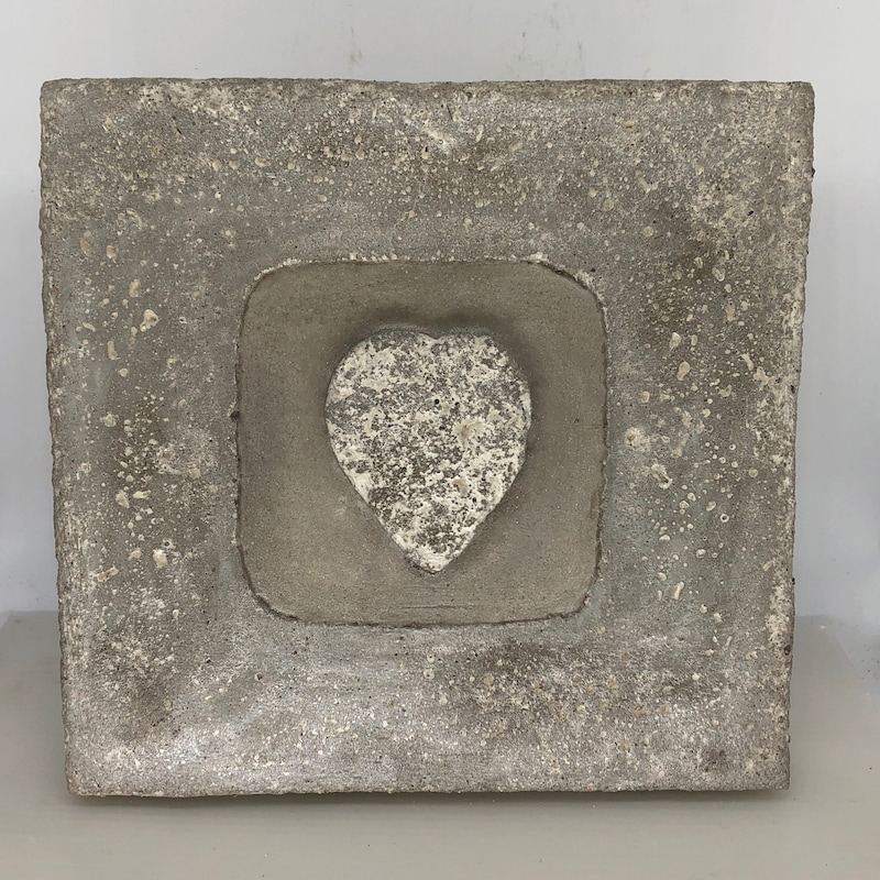 Concrete Heart - Etsy