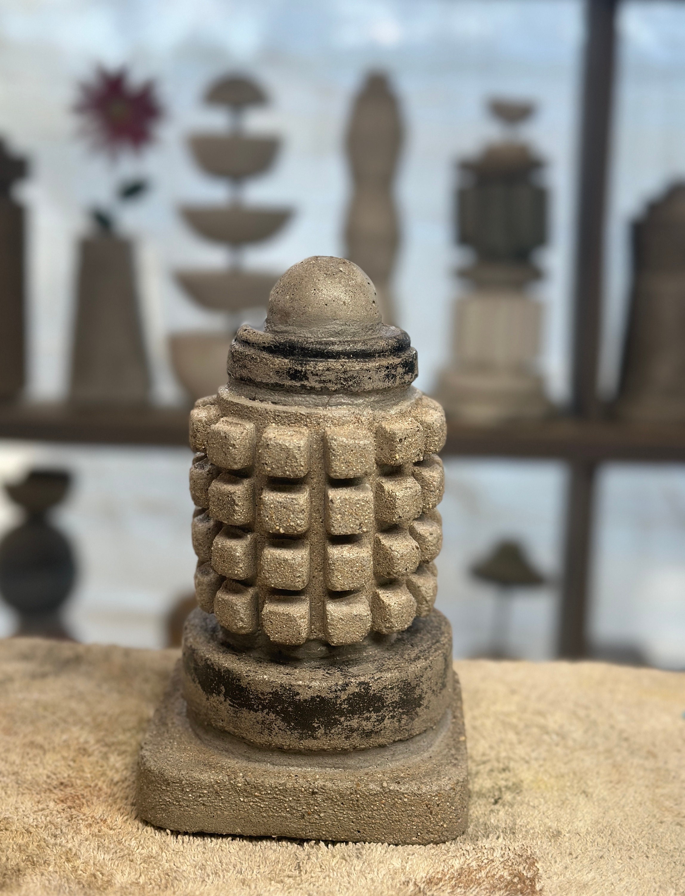 Architectural Concrete Totem/cubist Totem/tabletop Concrete Totem ...