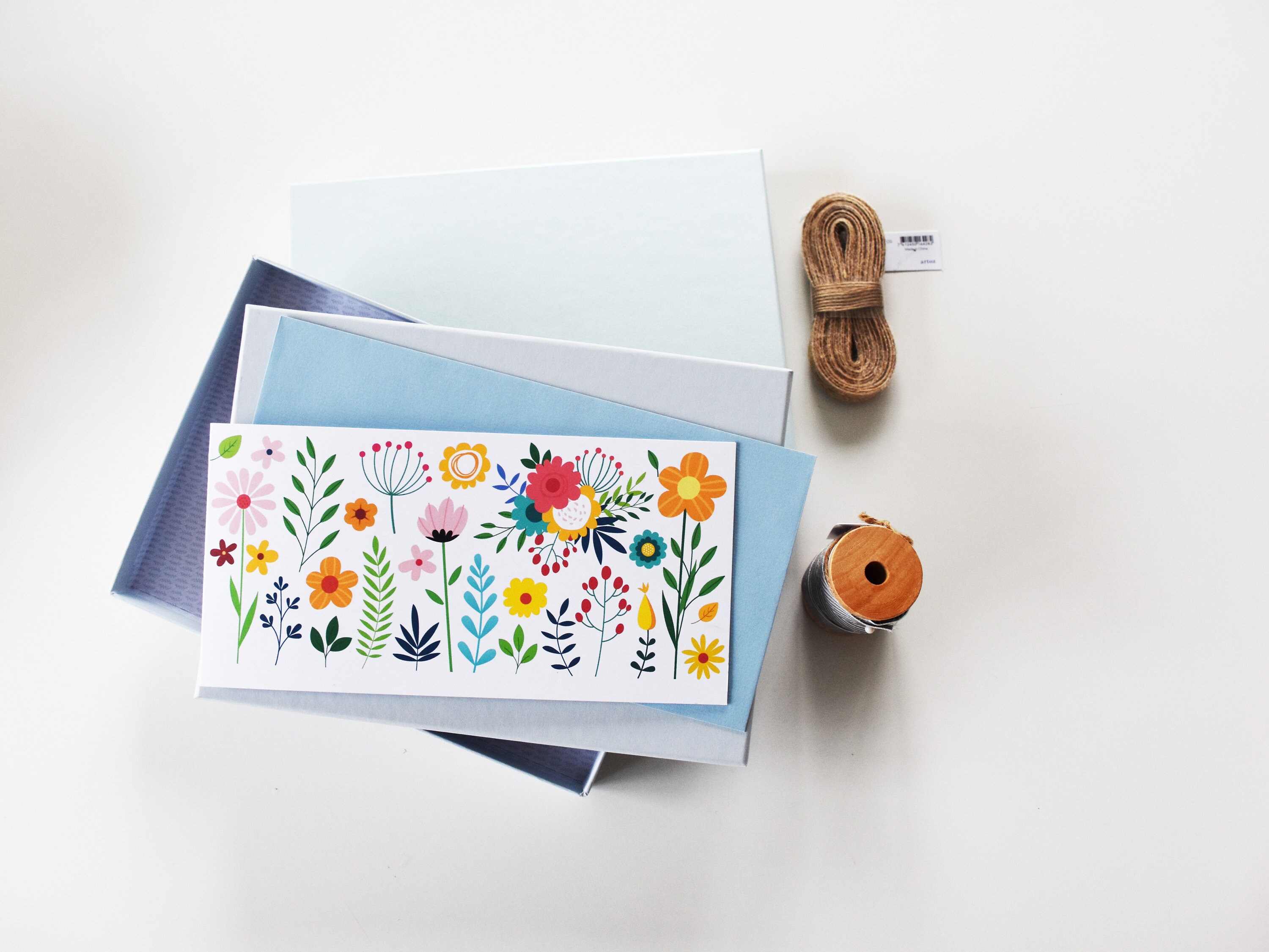 Voucher, Congratulations and Invitation Card FLORAL for Friends, Family ...