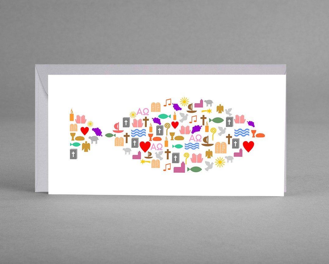 Congratulations Card Voucher Invitation Card White FISH - Etsy