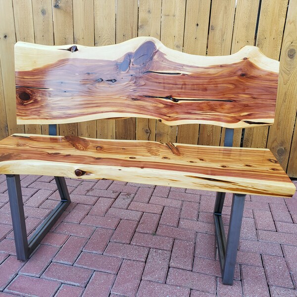 Cedar Bench - Etsy