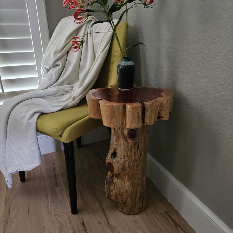 Stump Side Table - Etsy