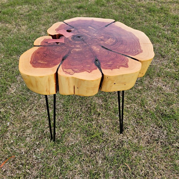 Live Edge Picnic Table Cedar - Etsy