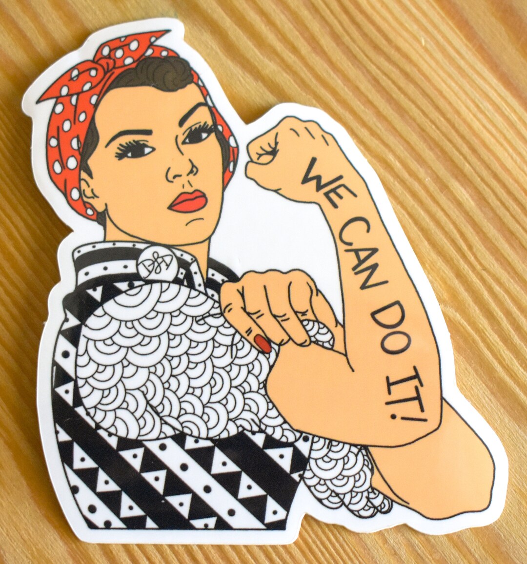Rosie the Riveter Sticker | We Can Do It! - Etsy