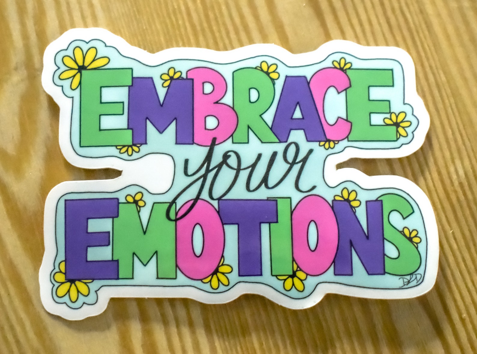 Embrace Your Emotions Sticker Mental Health Stickers - Etsy