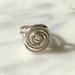 Silver Pachamama Swirl Ring - Etsy