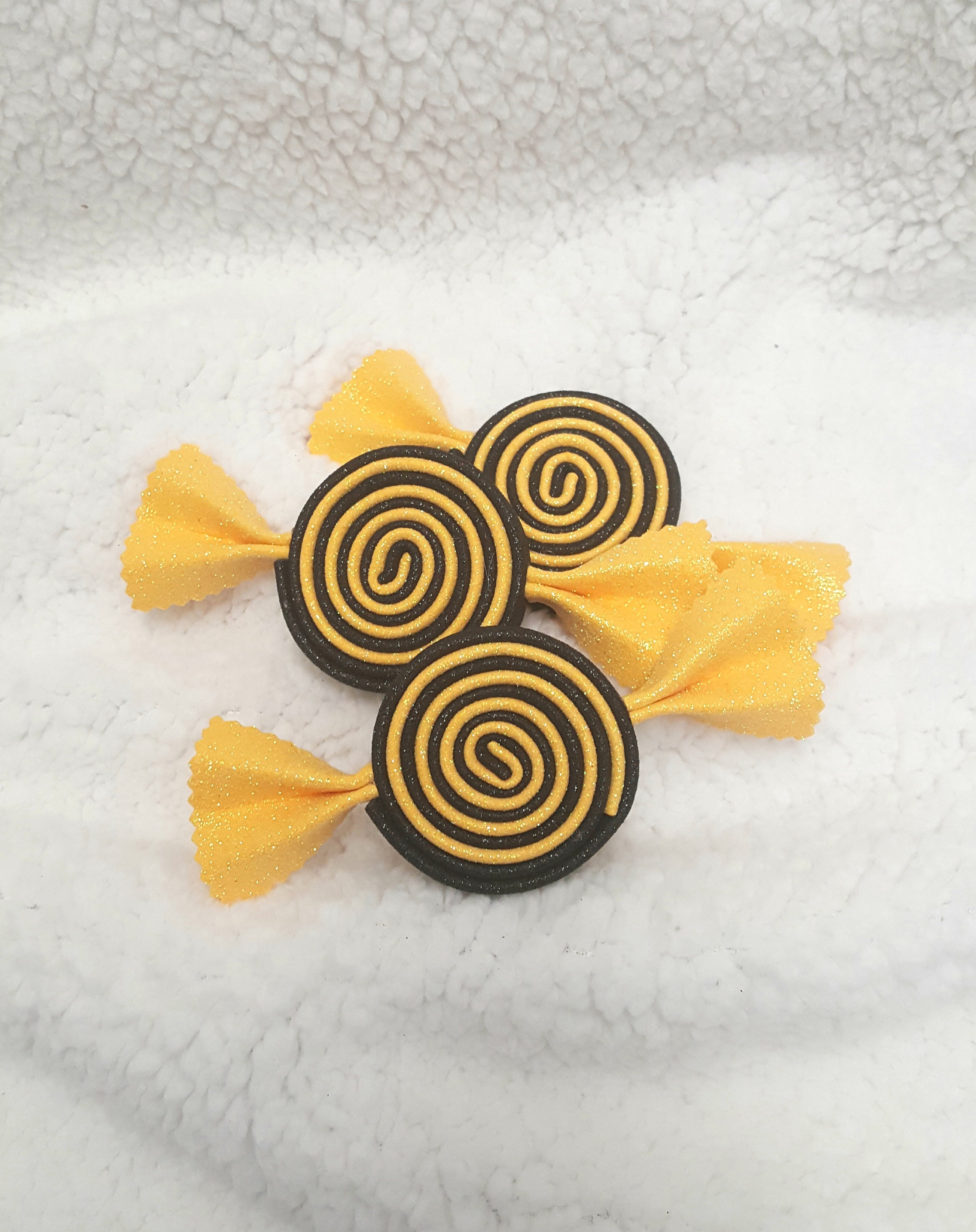 Bumble Bee Glitter Foam Candy Spring/summer Decor Yellow and - Etsy