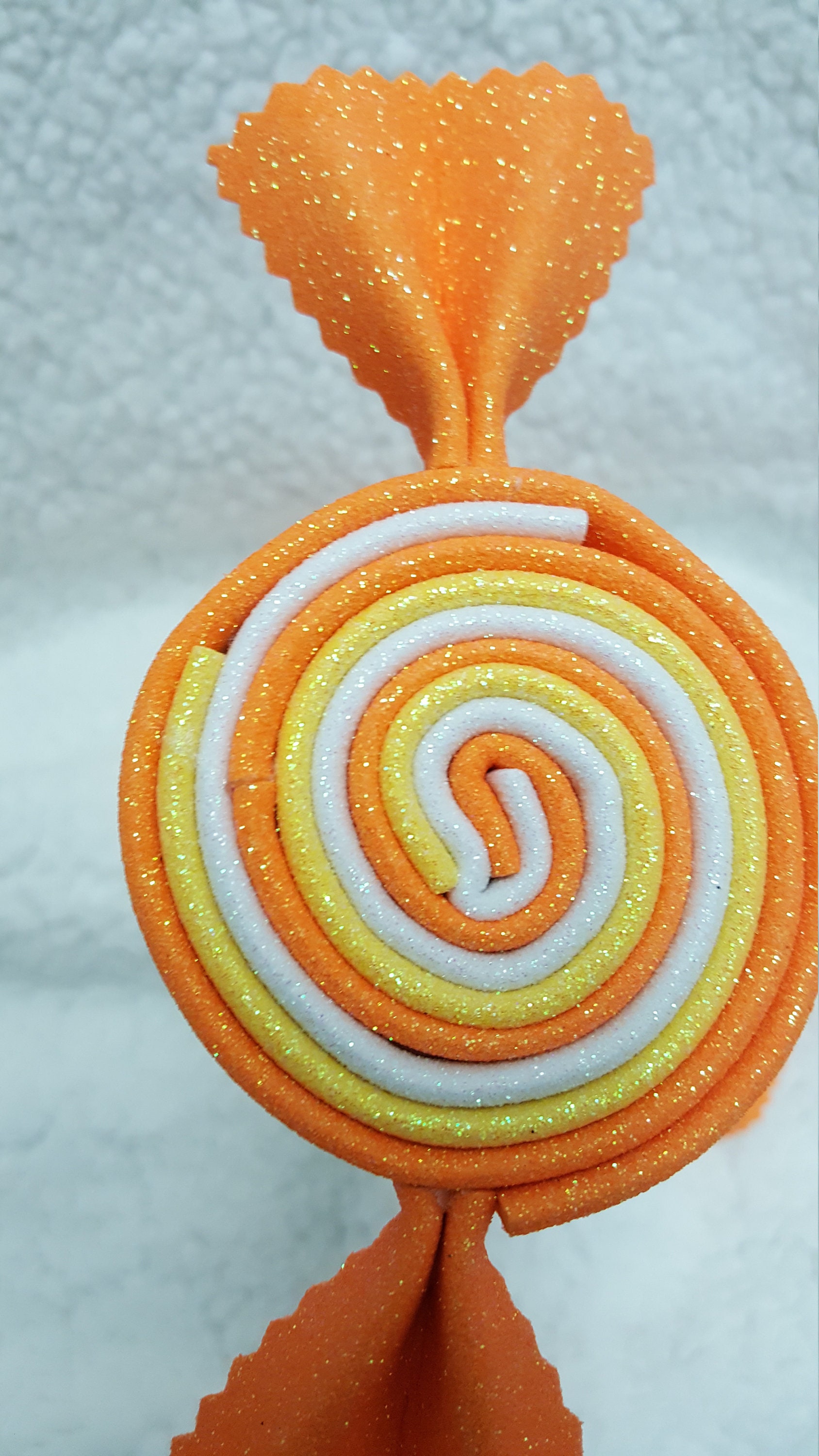 Halloween Fake Glitter Foam Candy Candy Corn Theme Decor | Etsy