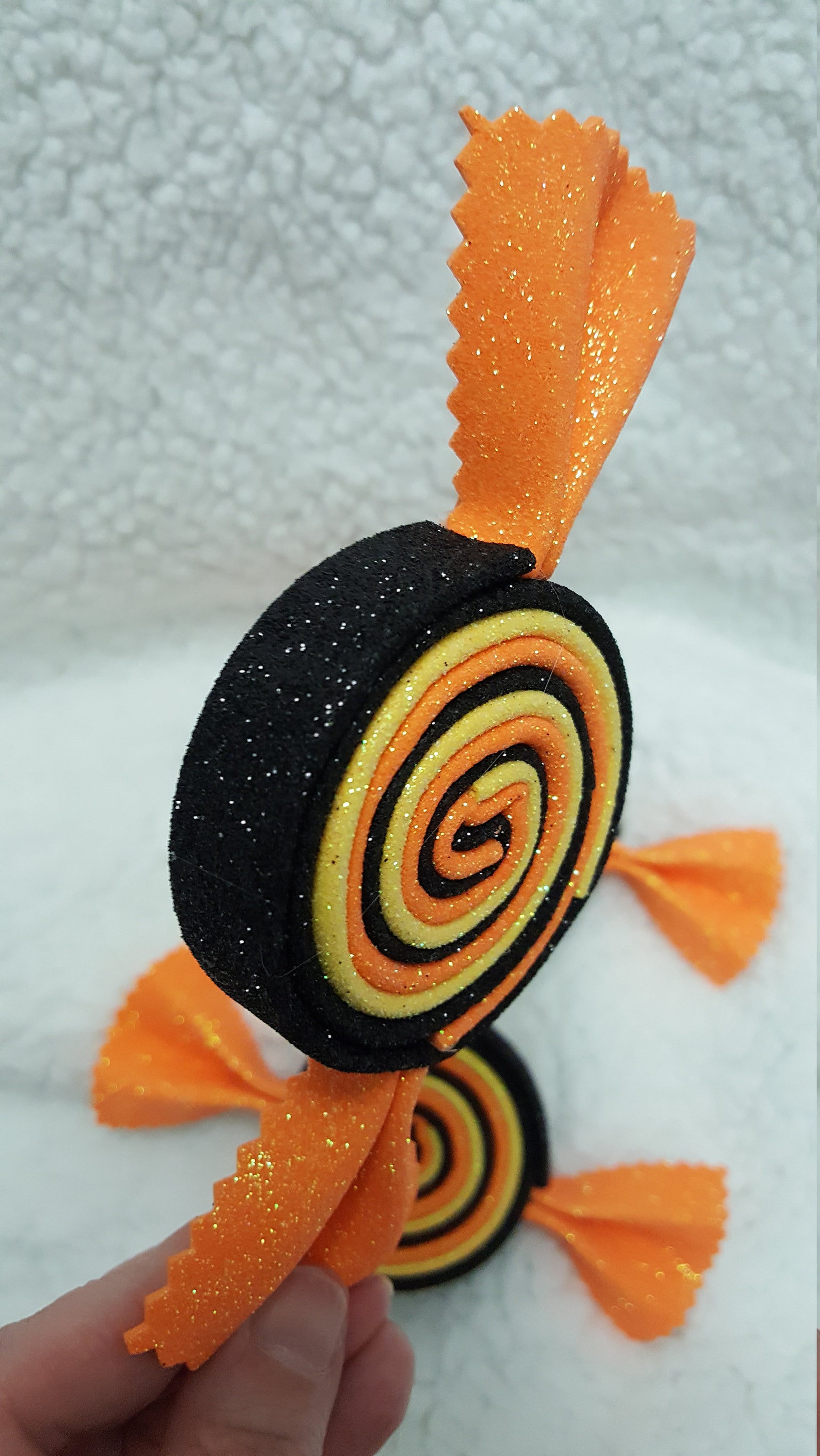 Halloween Fake Glitter Foam Candy or Pops, Spooky Theme Decor, Basket ...