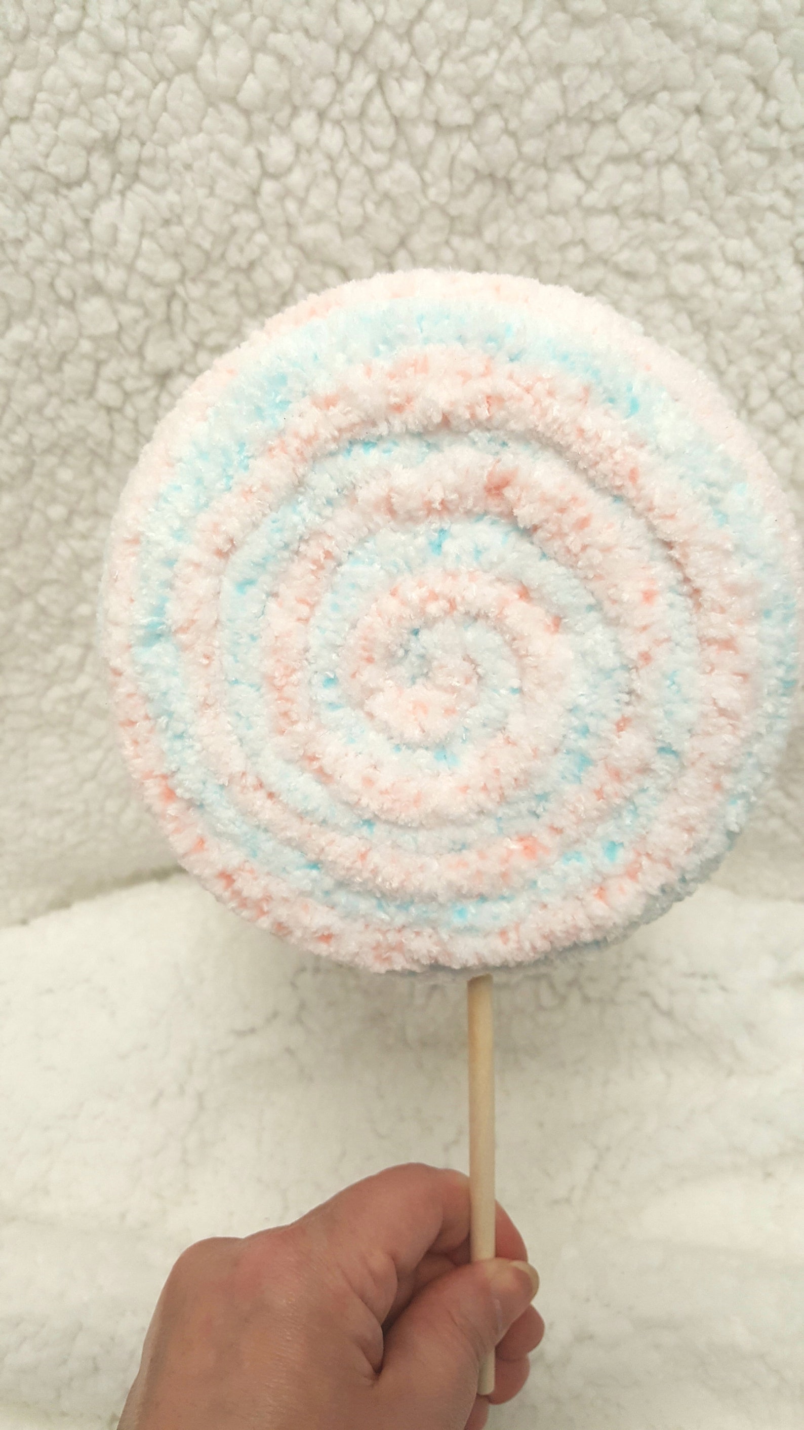 Easter/spring Yarn Lollipop Wreath Attachment/embellishment, Turquoise ...