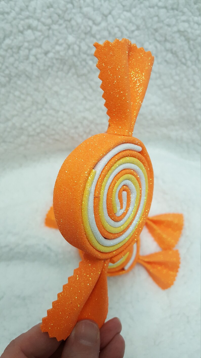Halloween Fake Glitter Foam Candy Candy Corn Theme Decor - Etsy