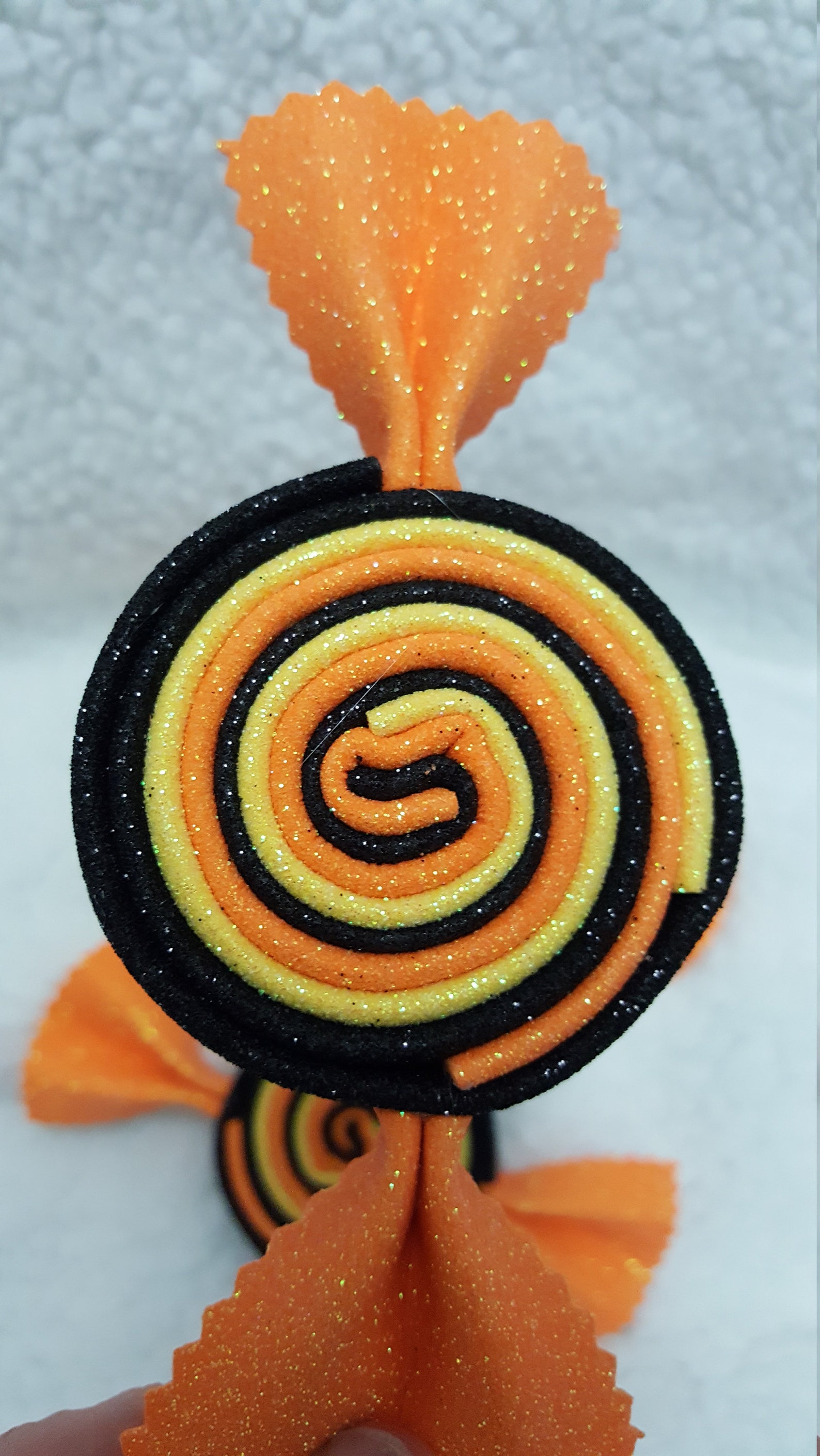 Halloween Fake Glitter Foam Candy or Pops, Spooky Theme Decor, Basket ...