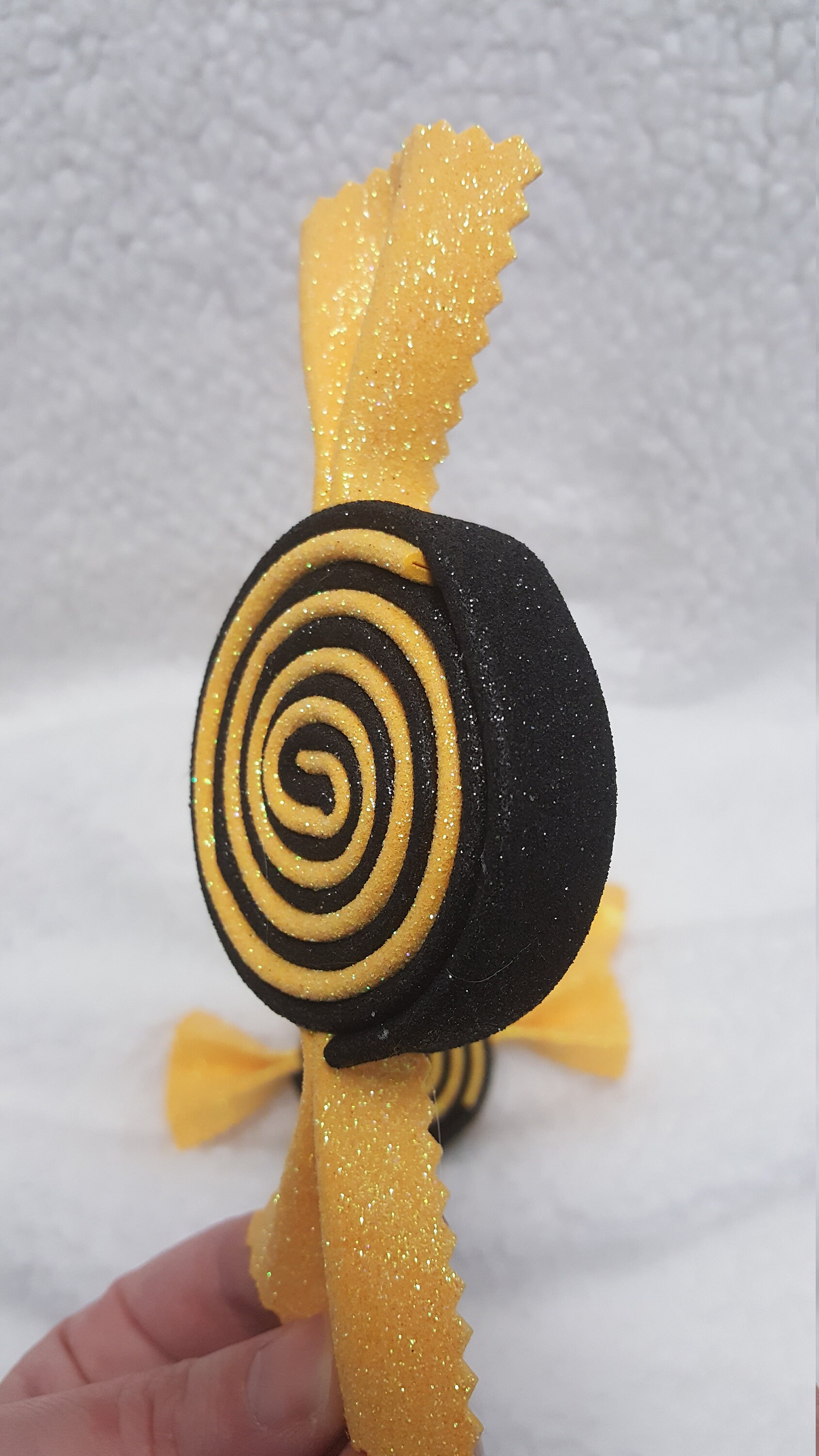 Bumble Bee Glitter Foam Candy Spring/summer Decor Yellow and - Etsy