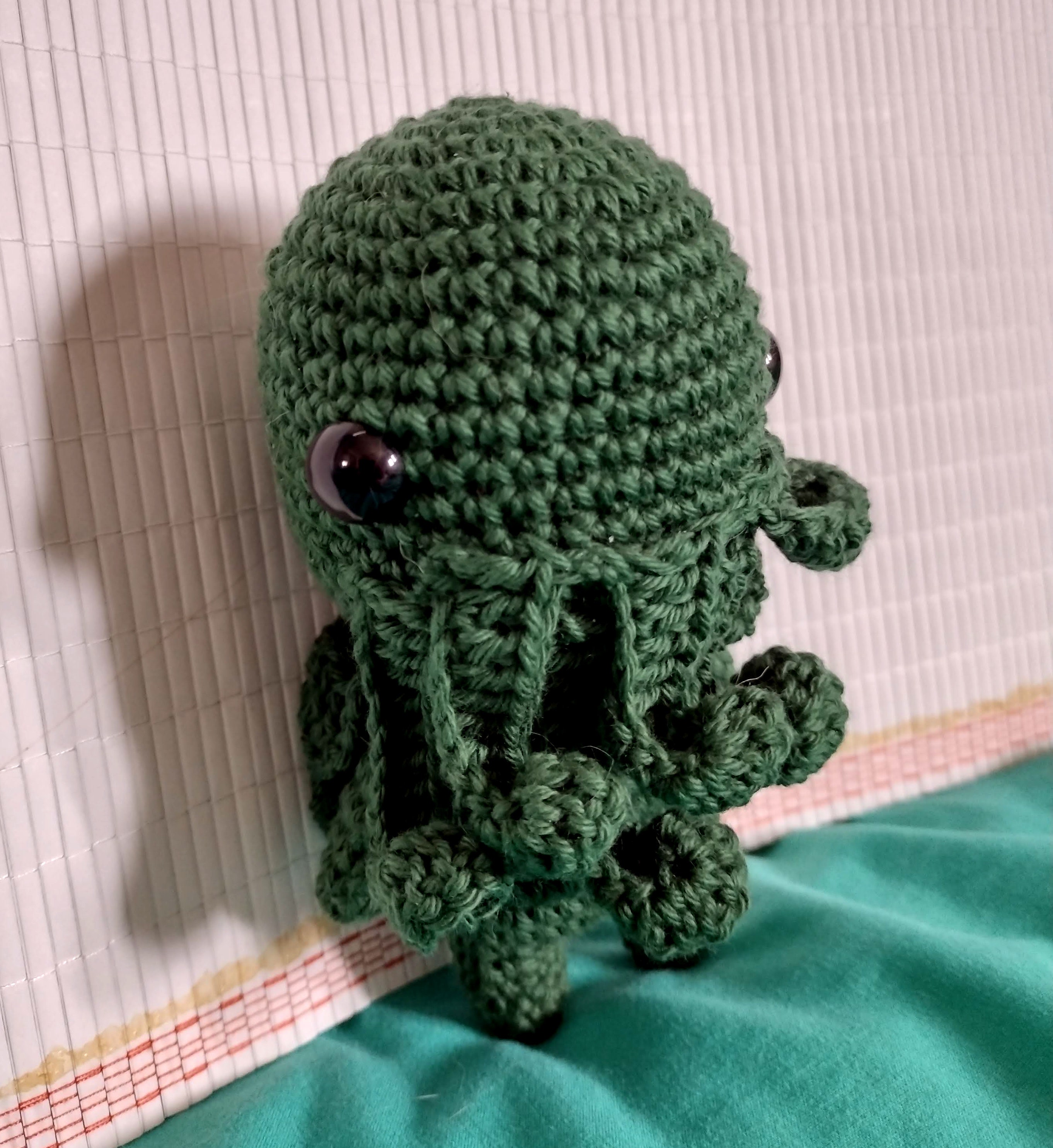 Mini Cthulhu Amigurumi Doll Stuffed Crochet Toy - Etsy