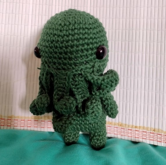 Mini Cthulhu Amigurumi Doll Stuffed Crochet Toy | Etsy