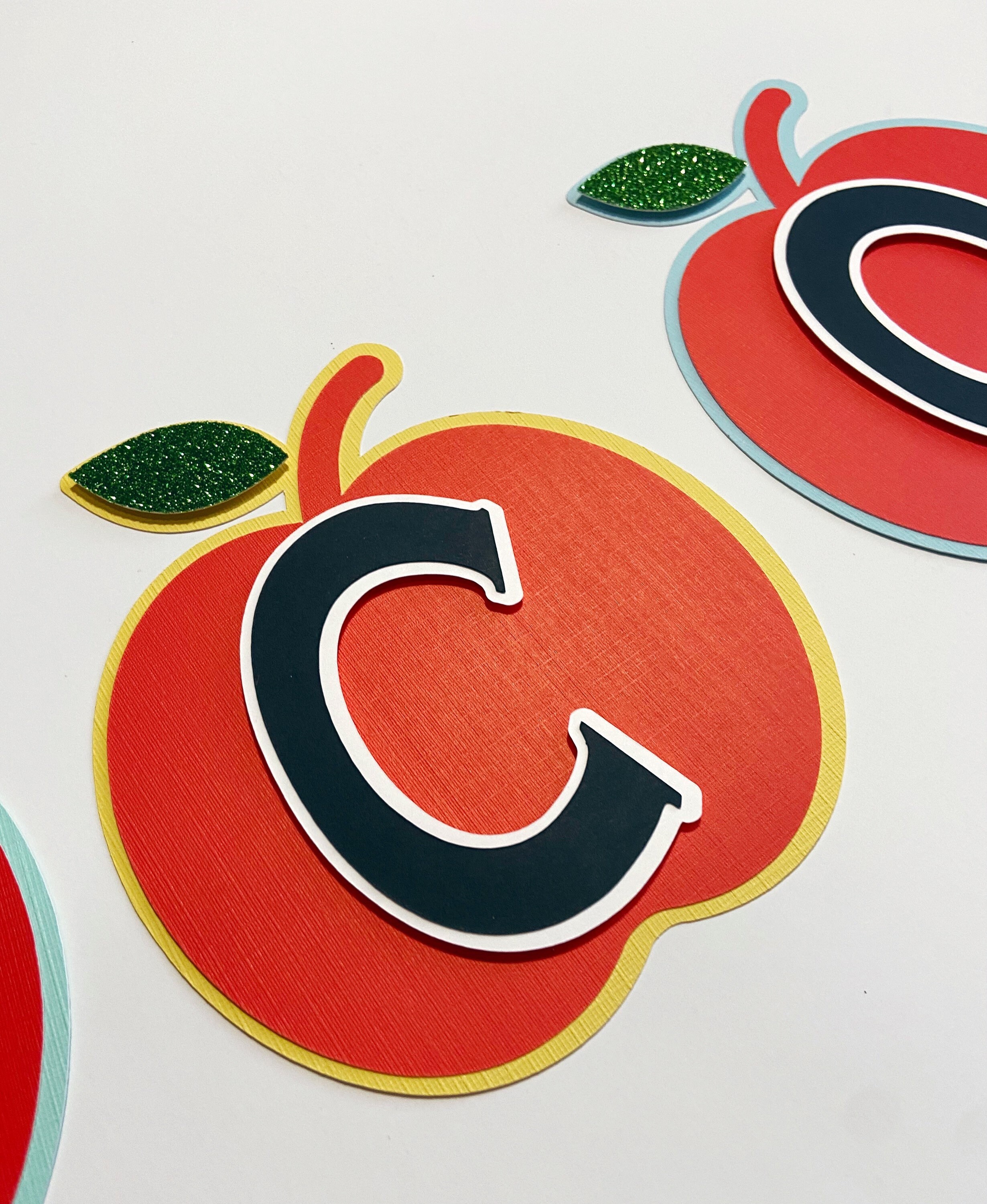 Back to school banner Apple Classroom Decor Welcome | Etsy