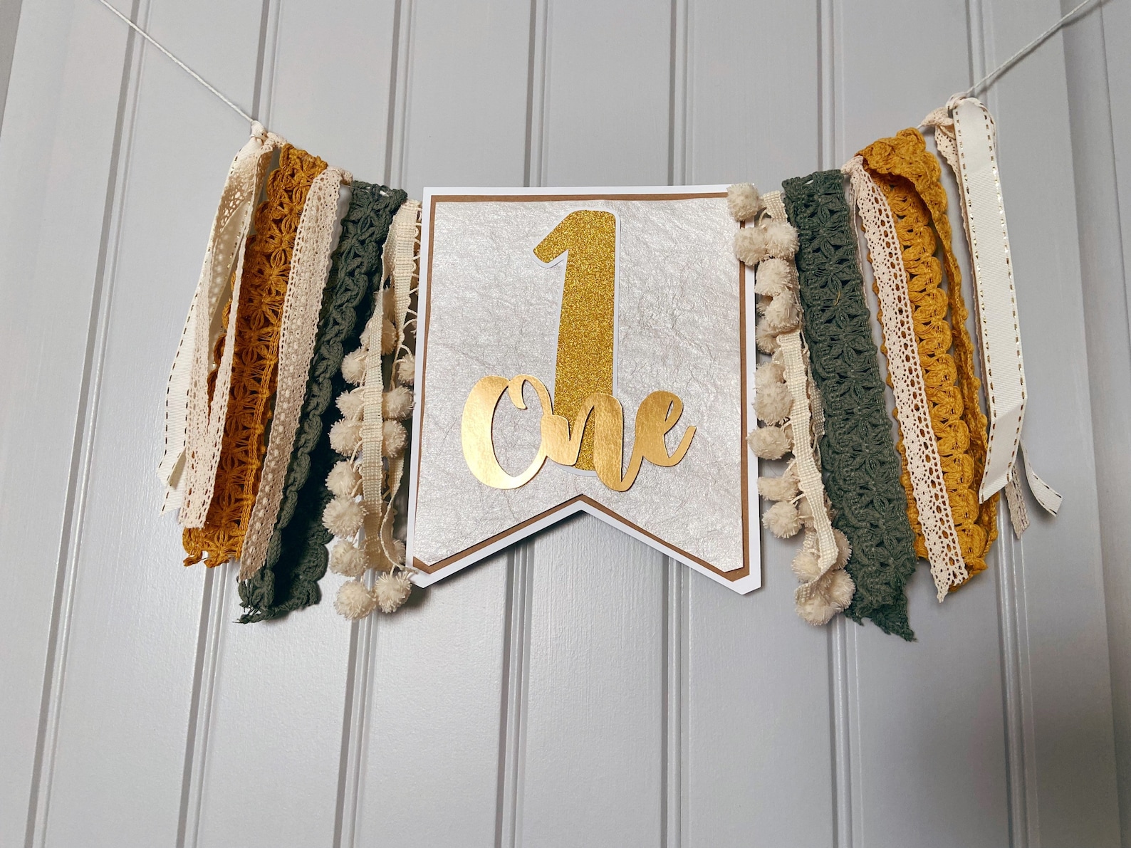 1st Birthday Boho Banner Boho High Chair Banner Baby Boho | Etsy