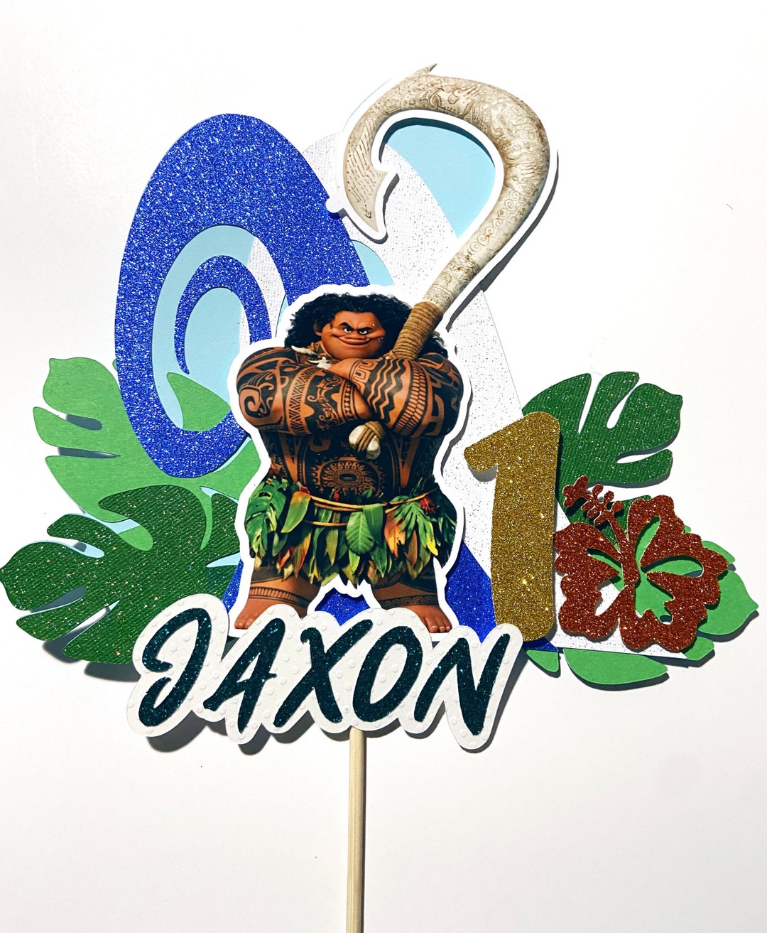 Maui Cake Topper - Hawaiian Maui Party - Maui Cake Topper - Luau Party ...