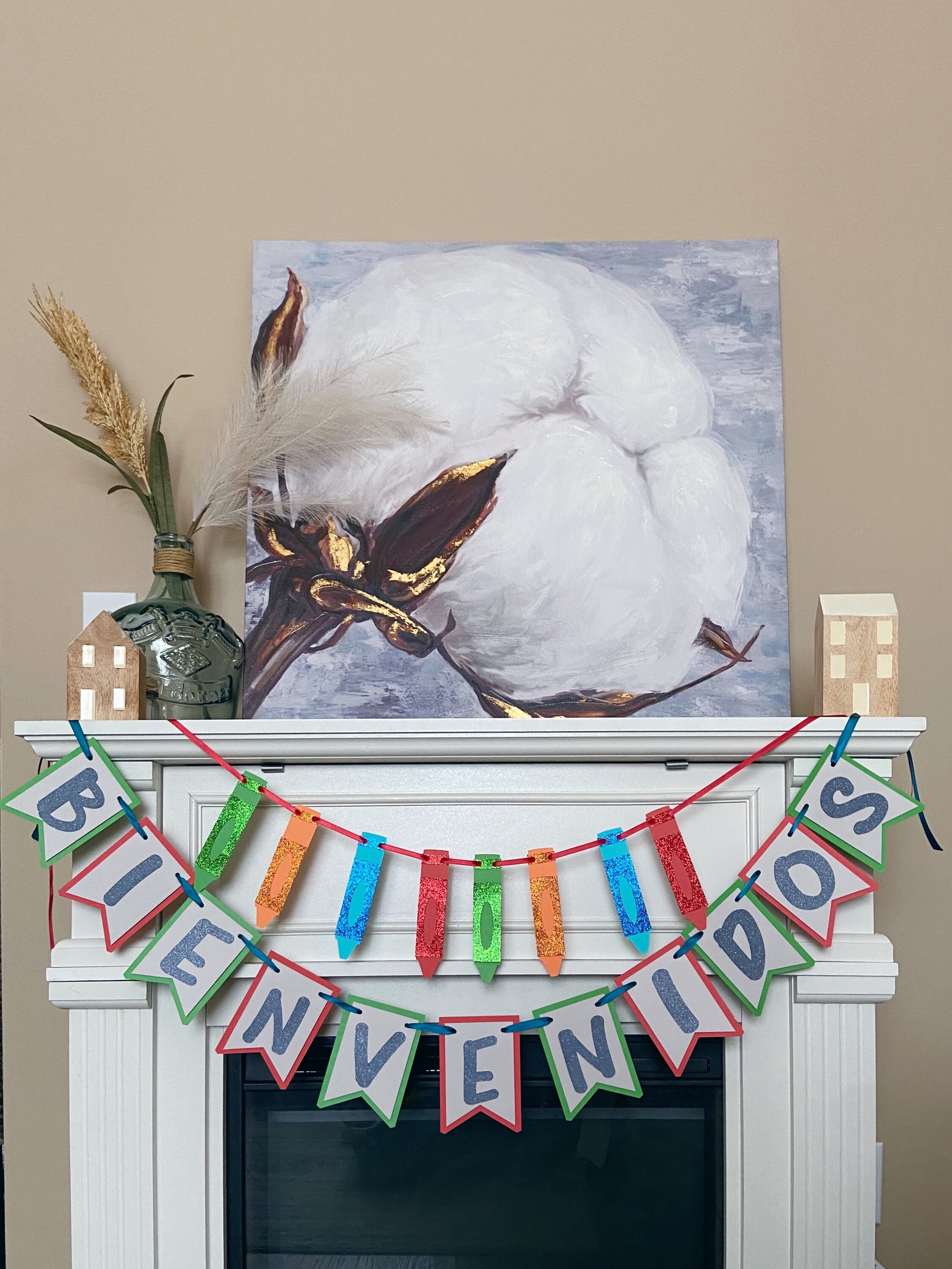 Back to School Banner Classroom Decor Bienvenidos | Etsy