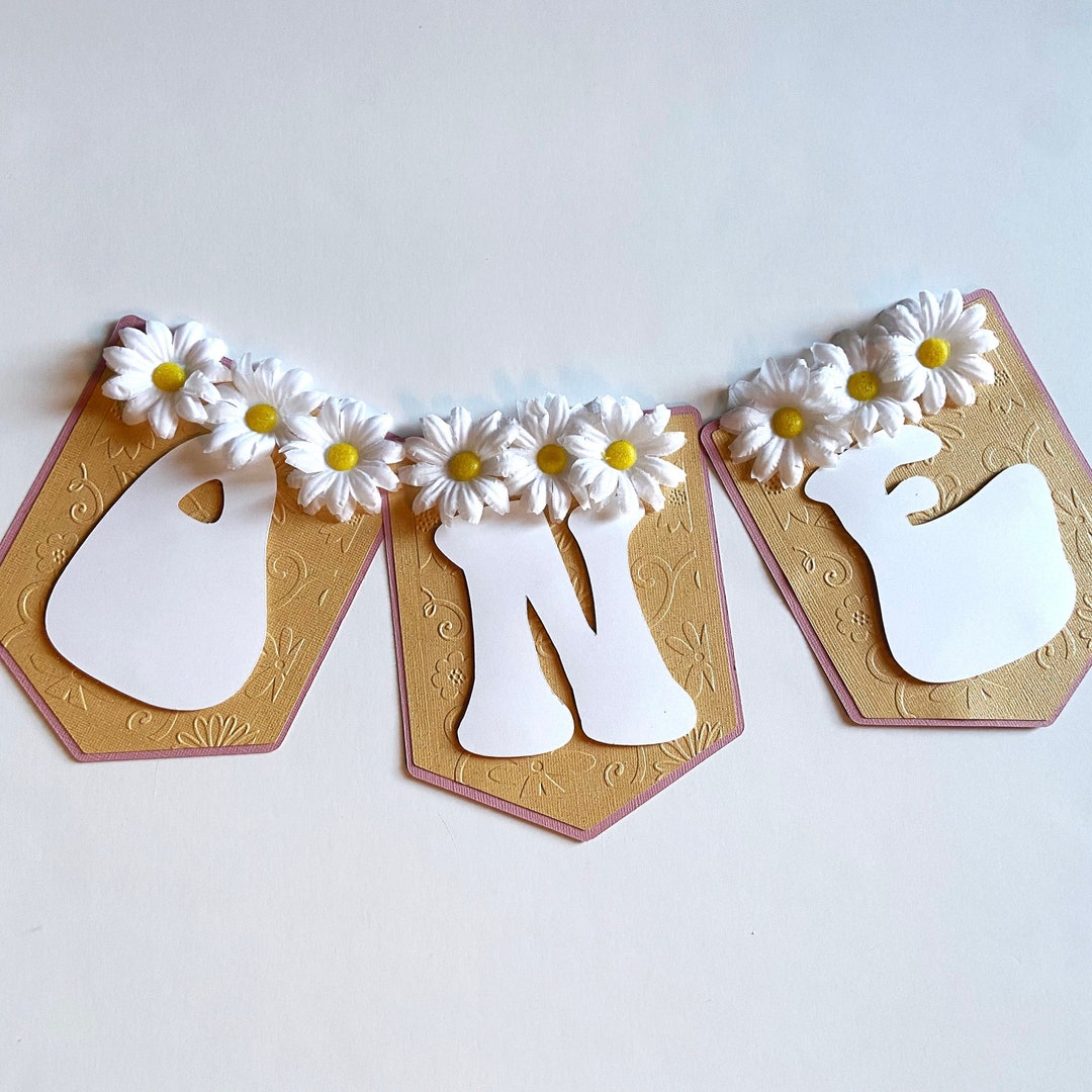 Daisy Hippie Birthday Banner Daisy Flower Banner Two Groovy - Etsy