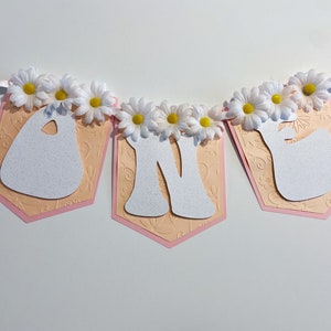 Daisy Hippie Birthday Banner - Daisy Flower Banner- Two Groovy Birthday ...