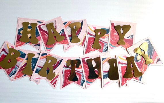 Groovy Birthday Banner Disco Birthday Banner Hippie Girl - Etsy