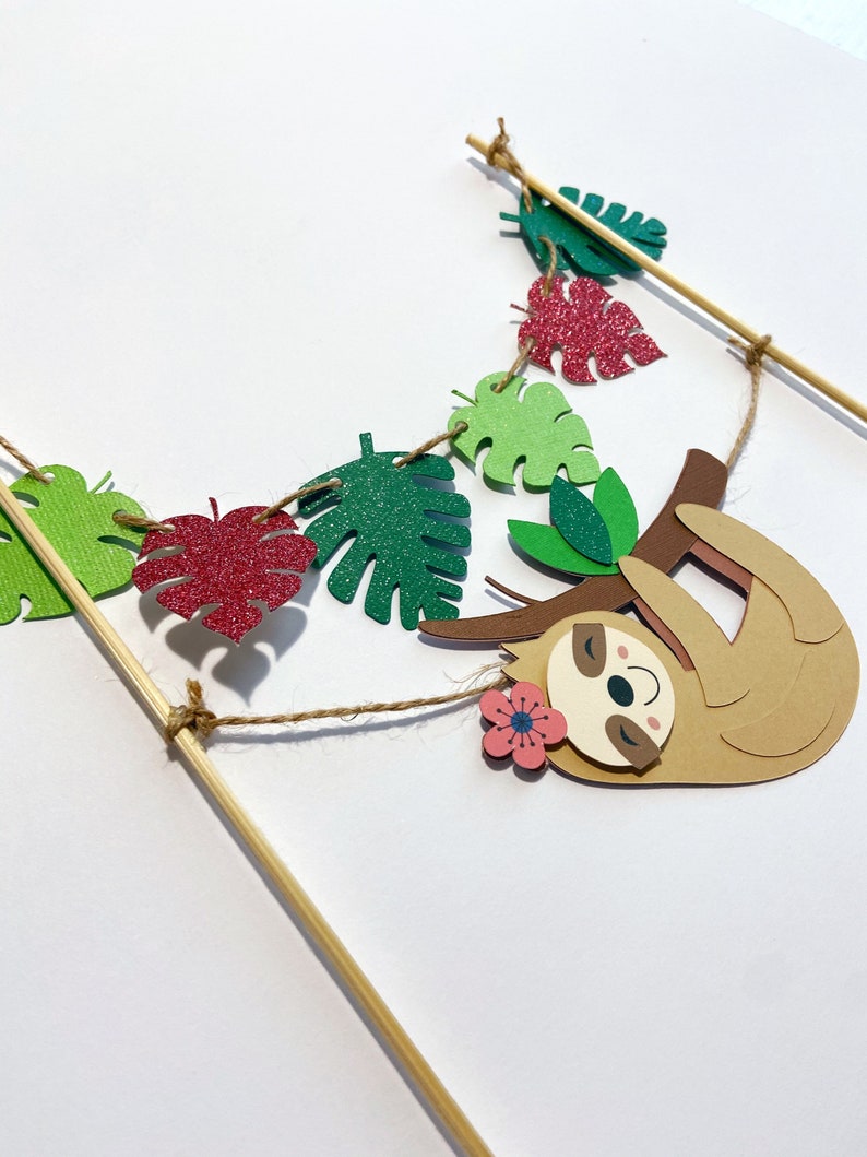 Sloth Themed Birthday Sloth Banner Sloth Party Decor - Etsy