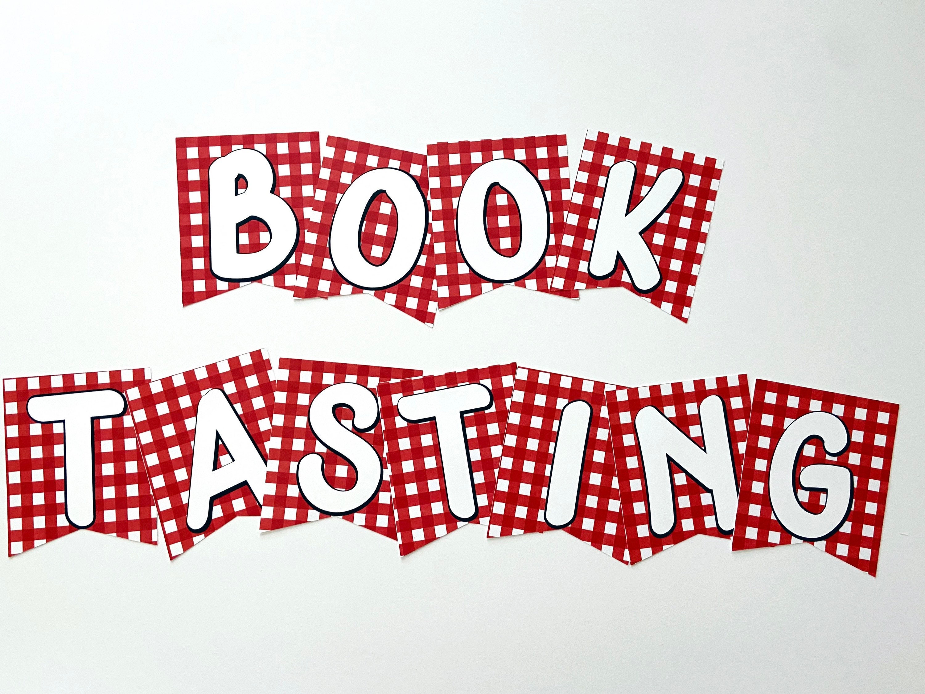 Book Tasting Classroom Banner Reading Banner Teacher - Etsy