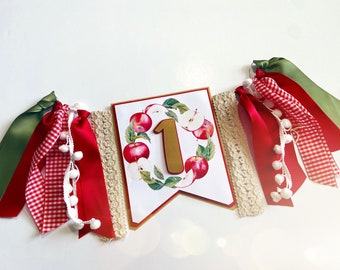 Apple Party Signs Apple Birthday Party Decorations Apple - Etsy