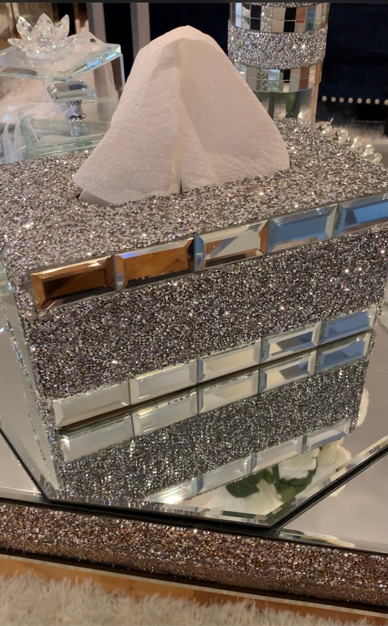 Crushed Diamond Tissue Holder - Etsy